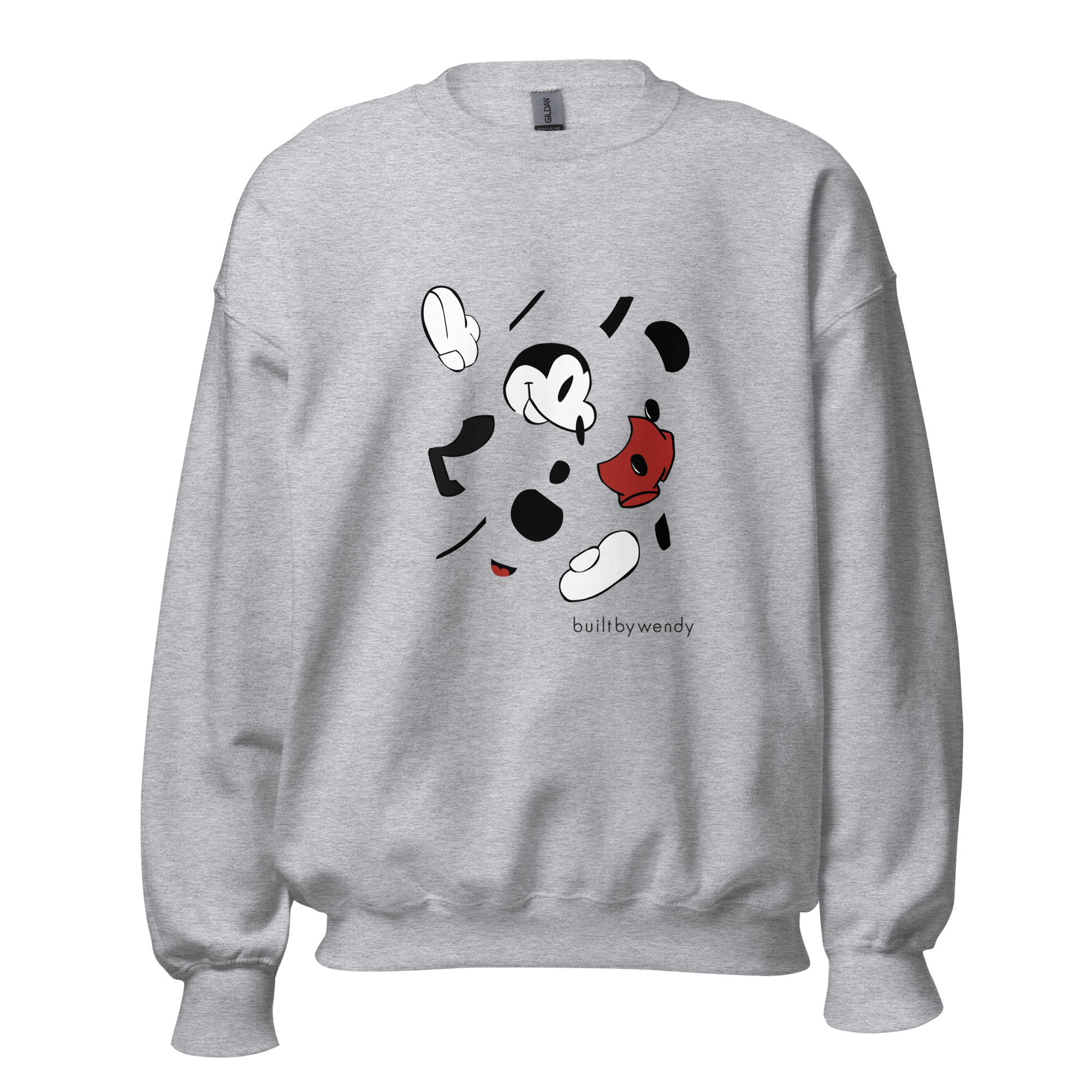Exploding Mouse Sweatshirt – Built by Wendy