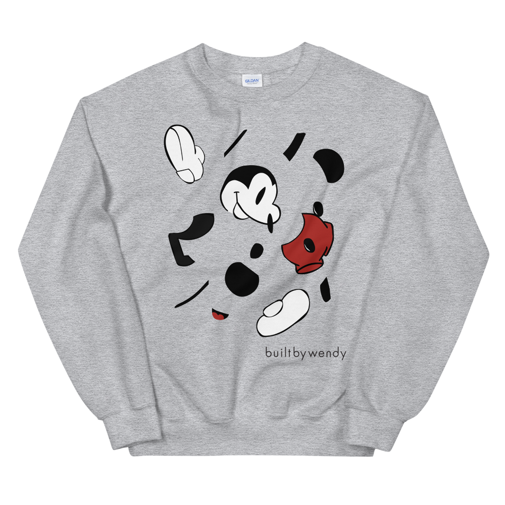 Exploding Mouse Sweatshirt – Built by Wendy